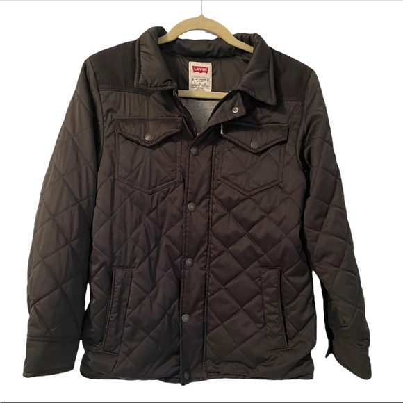 Levi's | Jackets & Coats | Levis Youth Boys Black Quilted Jacket | Poshmark